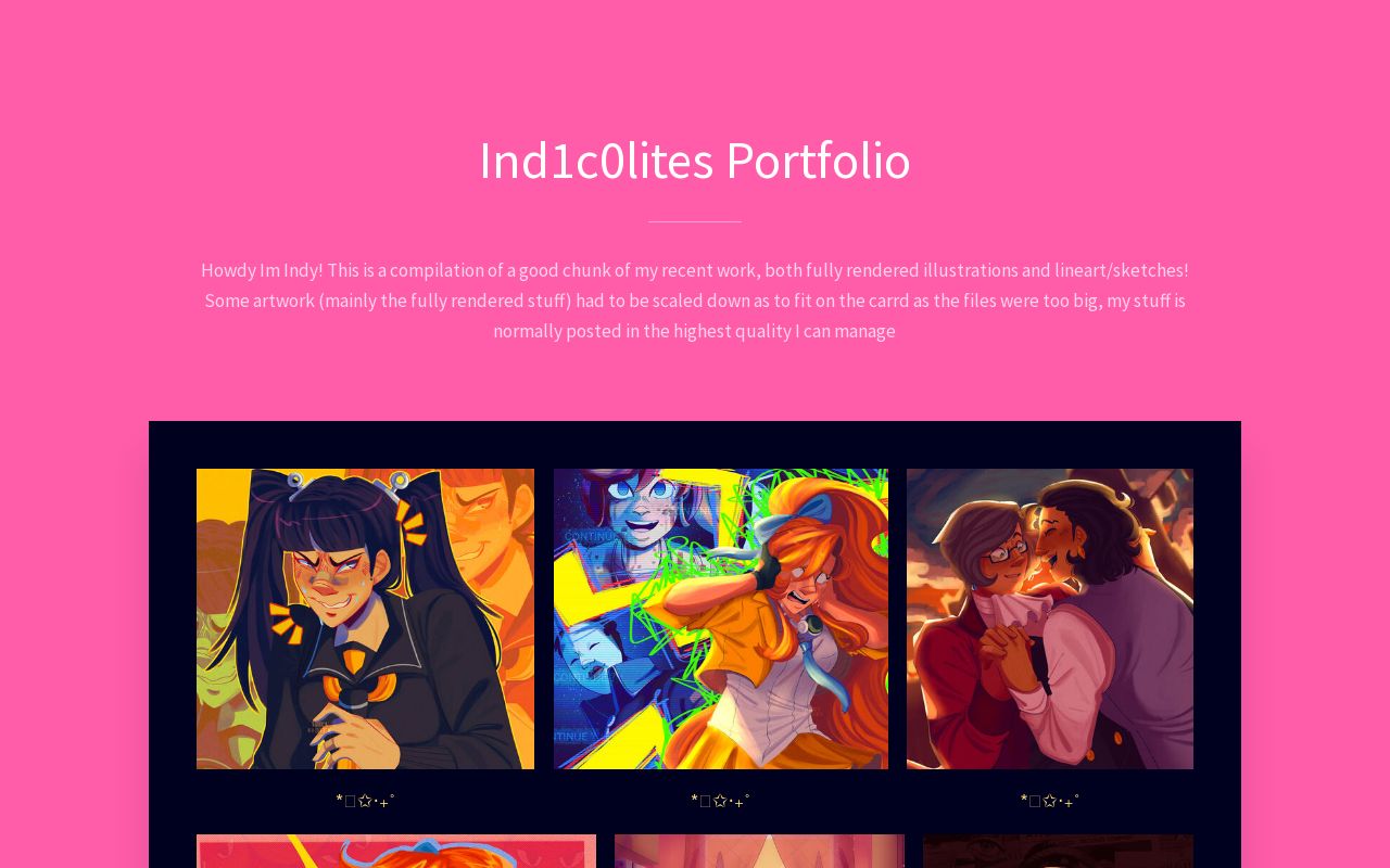 ﾟ☆: *.☽ .* :☆ﾟ. ─